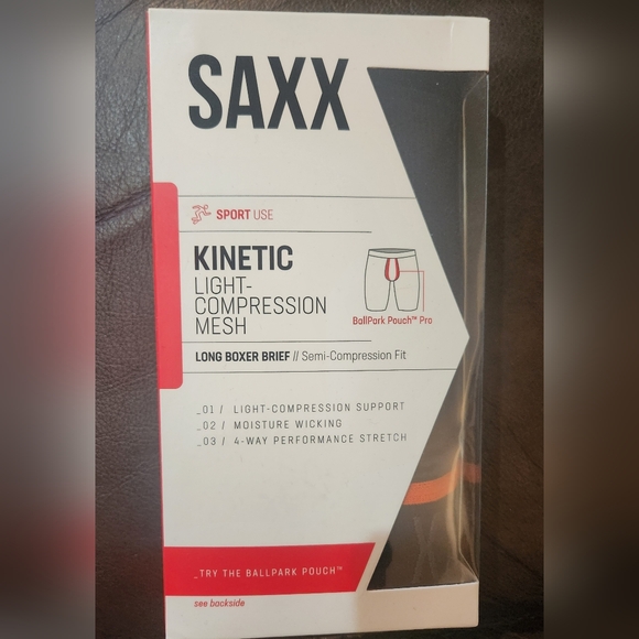 Saxx | Underwear & Socks | Kinetic Light Compression Mesh Long Boxer ...